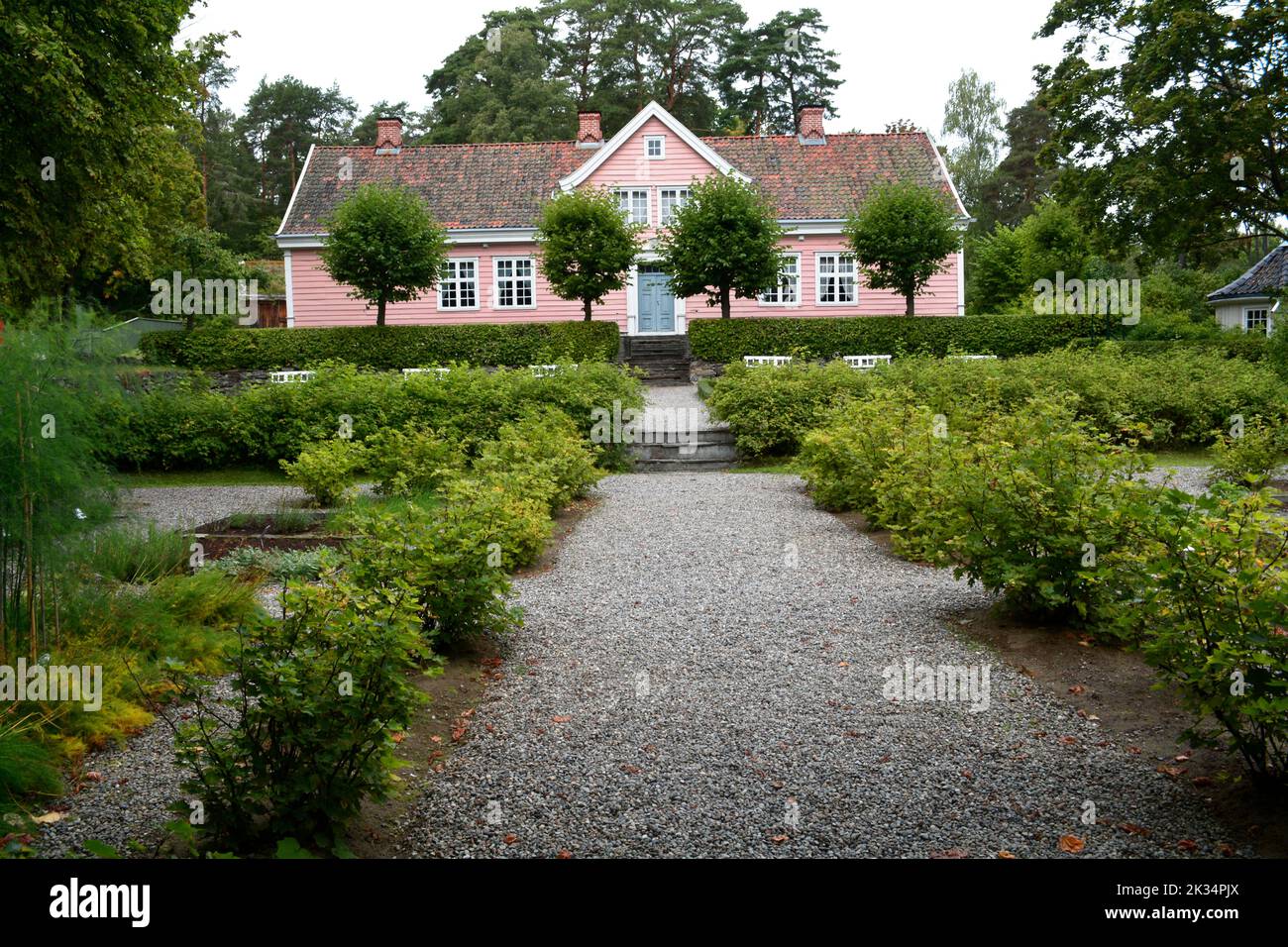 Oslo, Norway, September 2022: Parsonage from Leikanger in Sogn ...