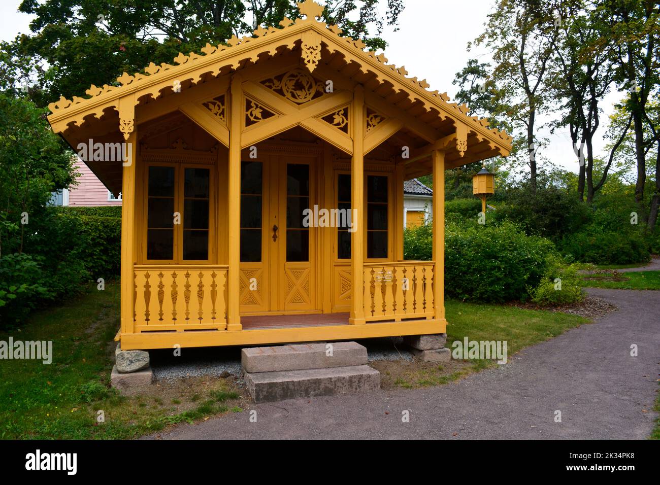 Oslo, Norway, September 2022: Old Dollhouse exhibited at The Norwegian ...