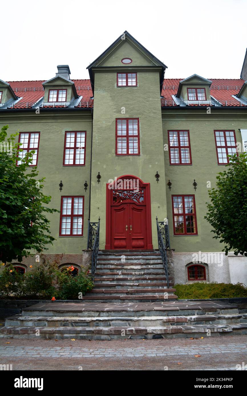Oslo, Norway, September 2022: Museum buildings at the entrance square ...