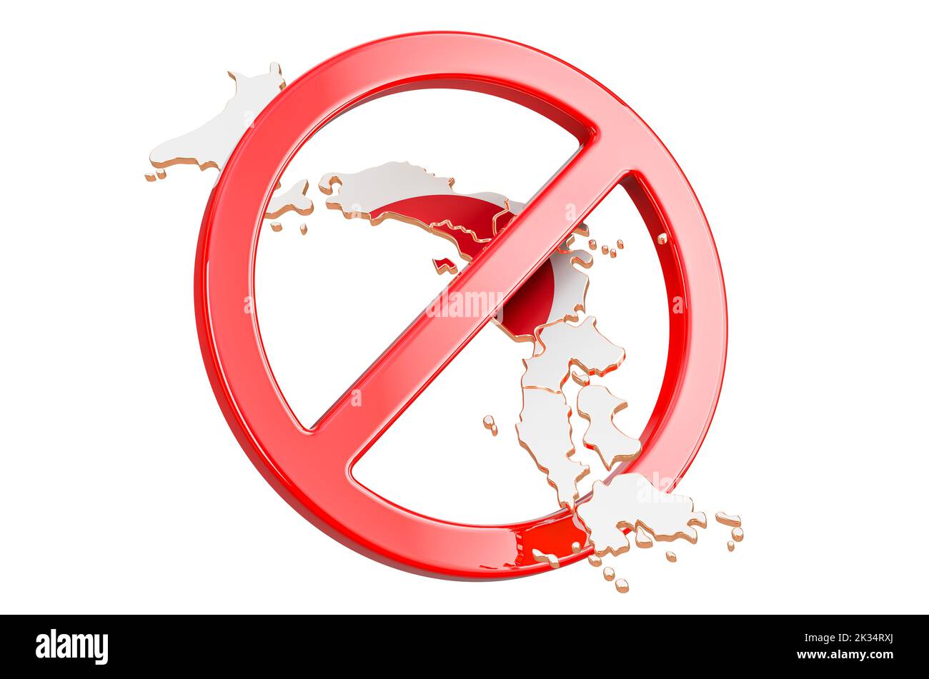 Prohibition japanese sign hi-res stock photography and images - Alamy