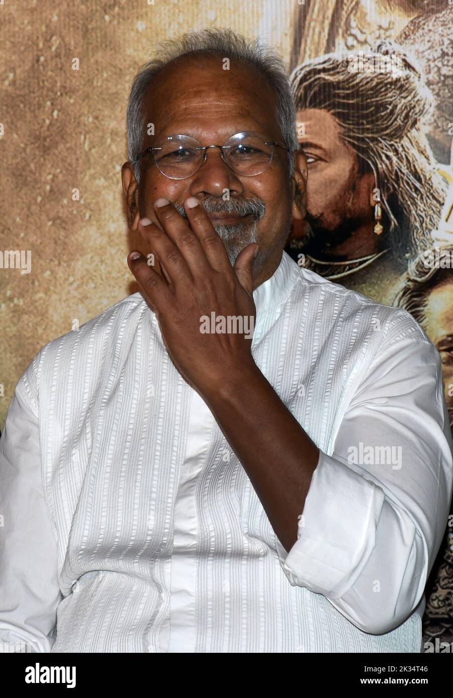 Mumbai, India. 24th Sep, 2022. Indian film director Mani Ratnam is seen ...
