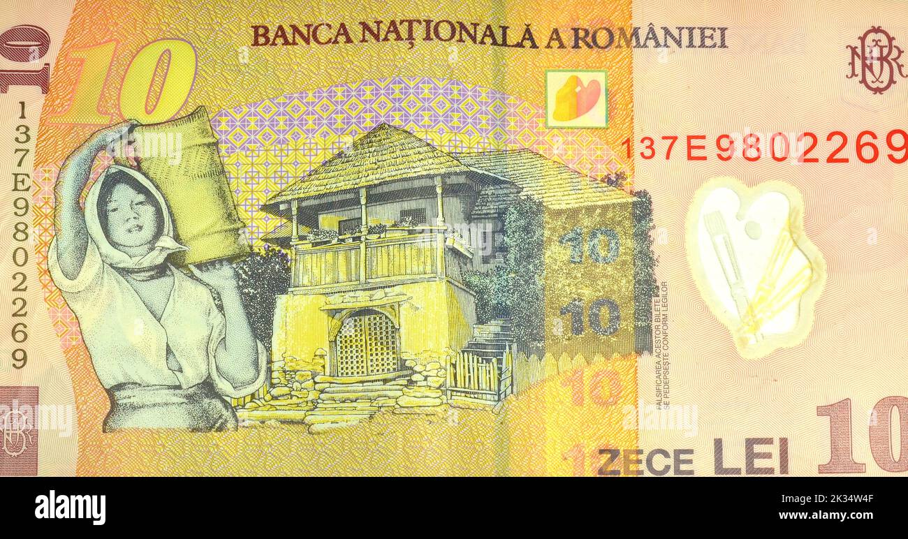 10 lei banknote from hi-res stock photography and images - Alamy