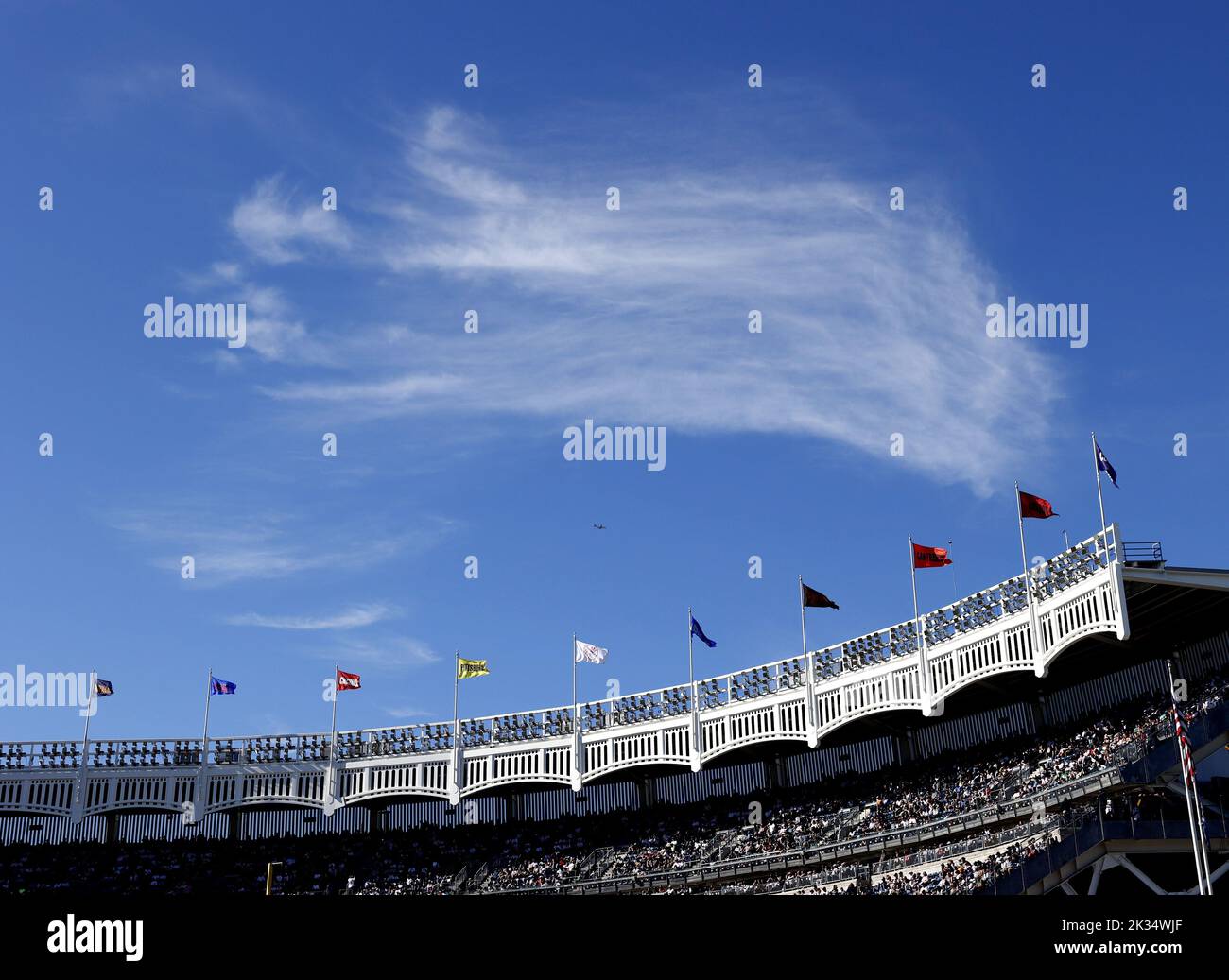 Bronx, United States. 24th Sep, 2022. A cloud passes over the left ...