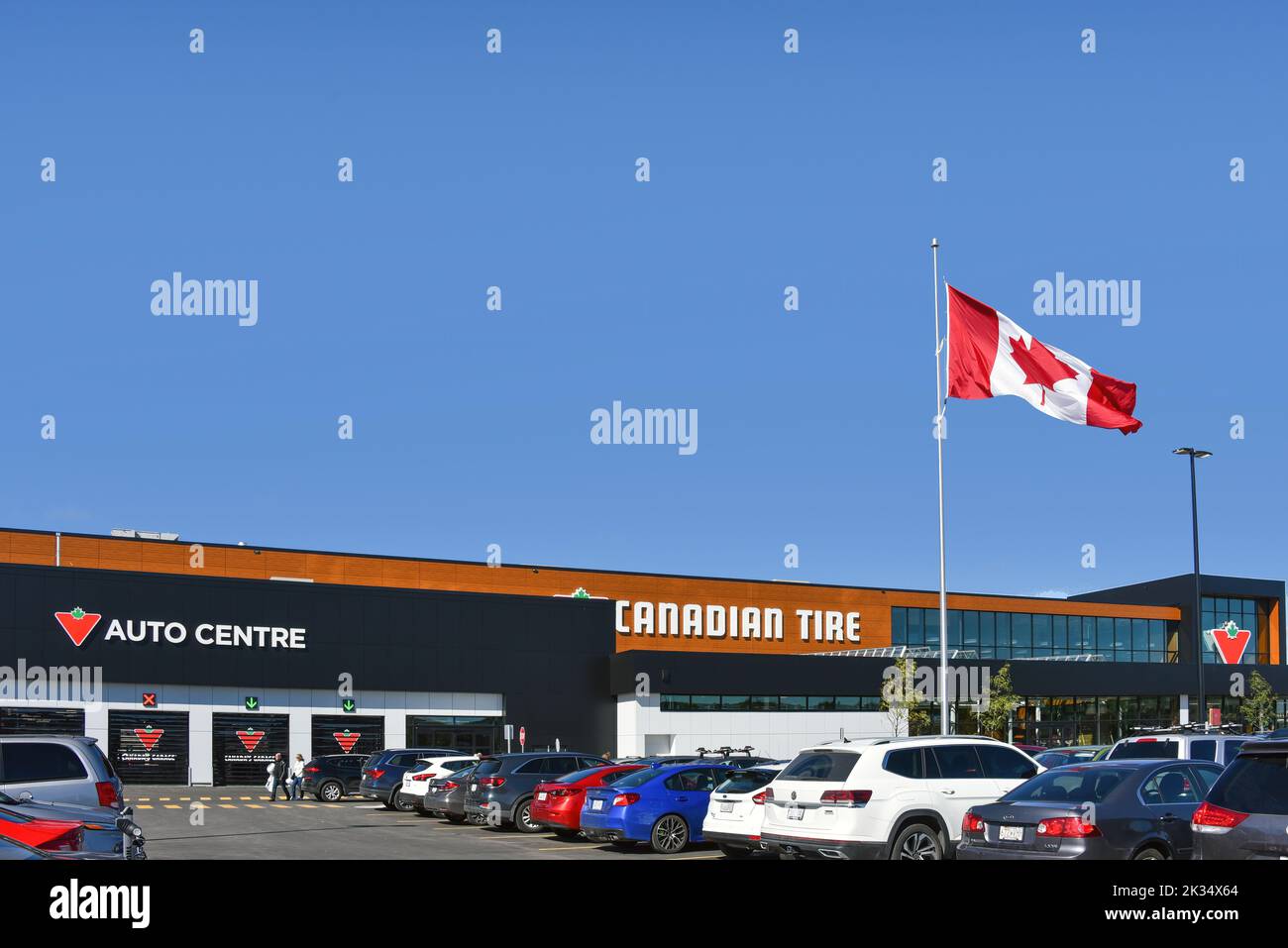 Ottawa, Canada - September 24, 2022: People flock to the new and ...