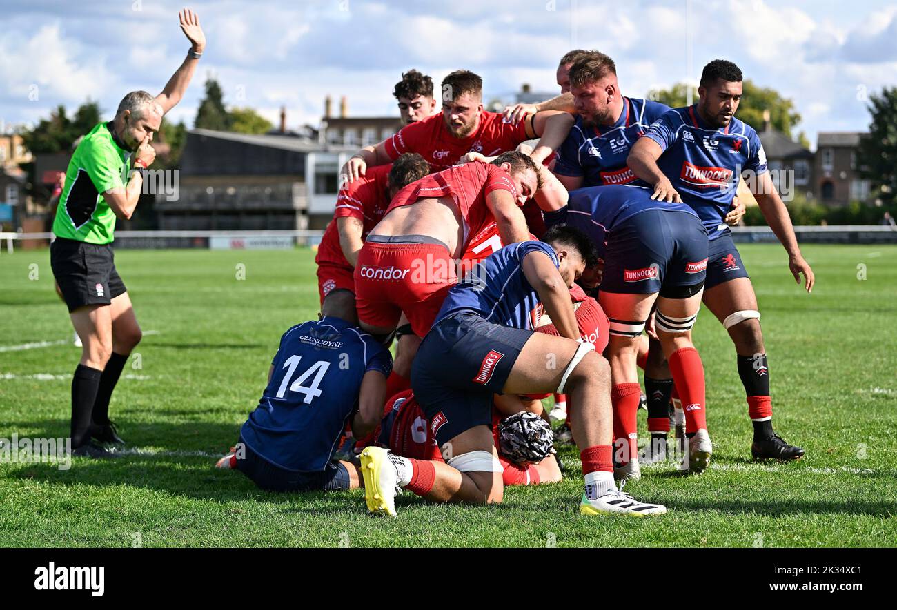 Richmond, United Kingdom. 24th Sep, 2022. Championship Rugby. London ...