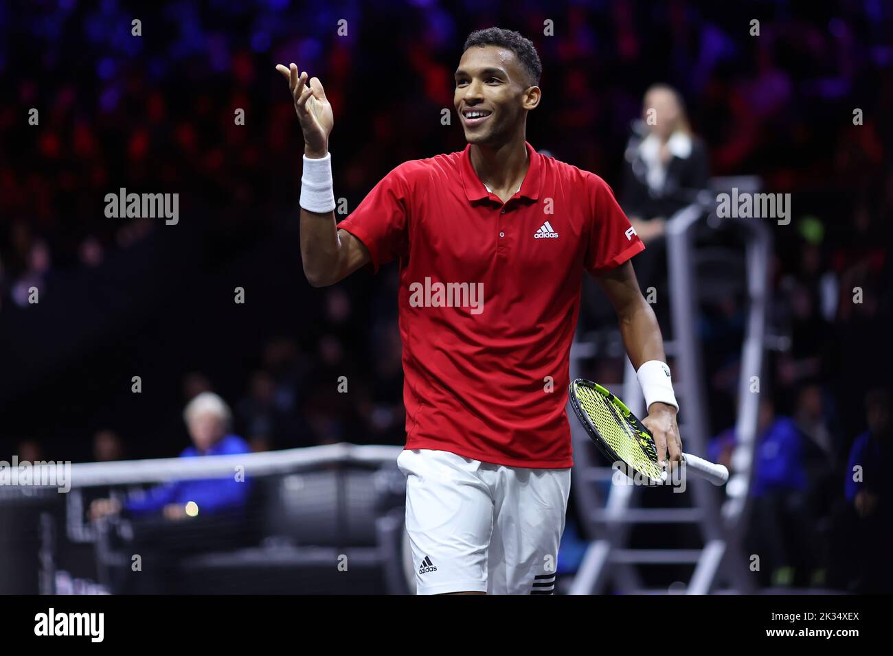 24th September 2022 O2 London England Laver Cup International Tennis Tournament Felix Auger