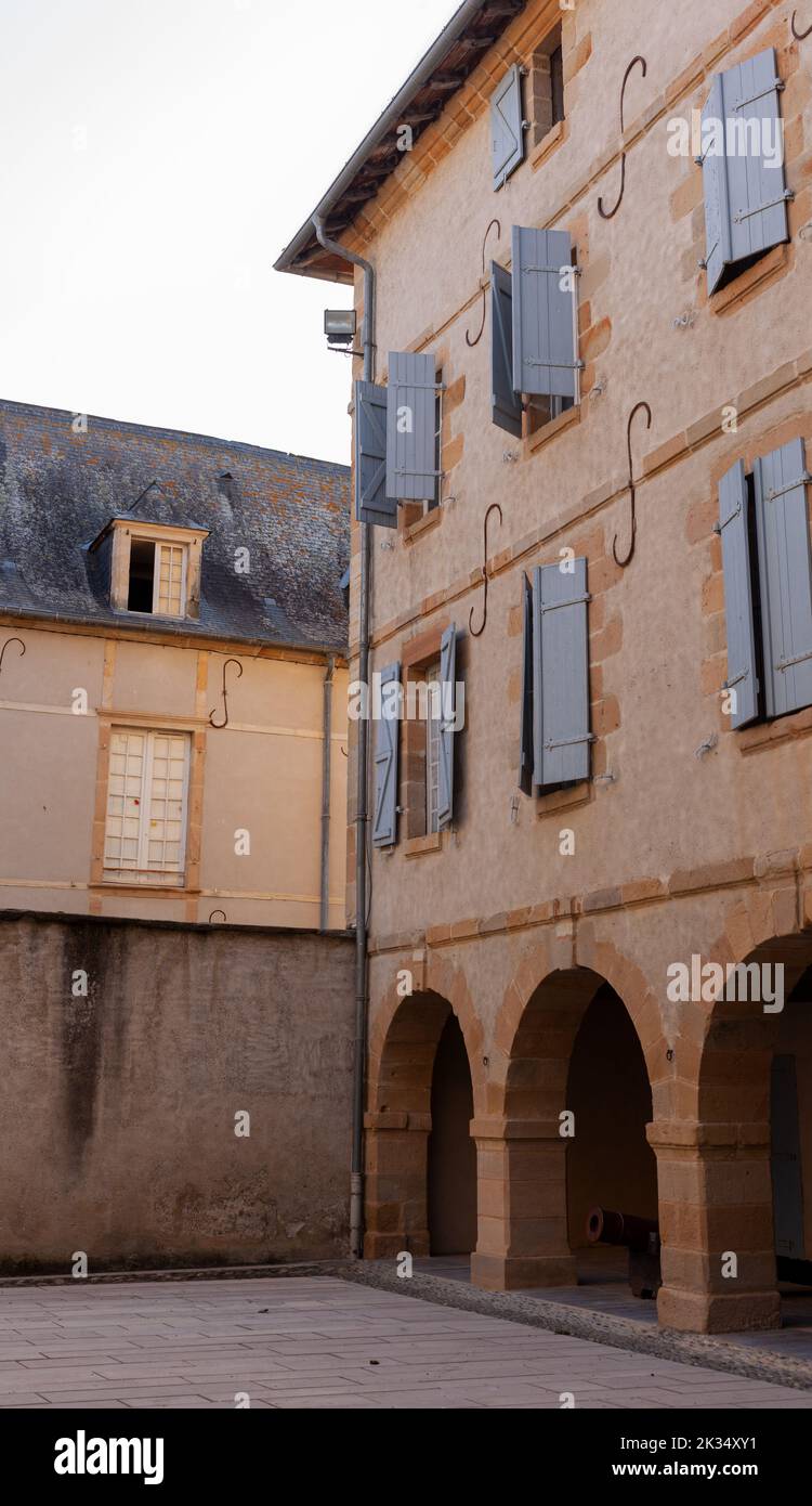 View of the Arsenal building in Navarrenx, one of France best little ...