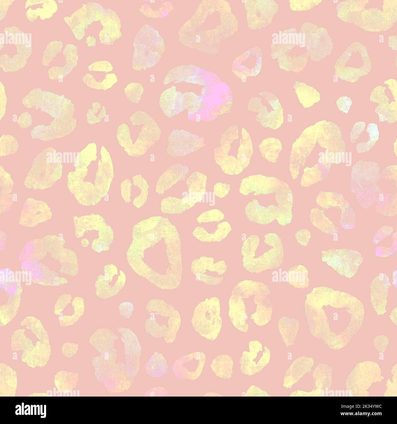 Leopard colorful pastel colors watercolor seamless background ...