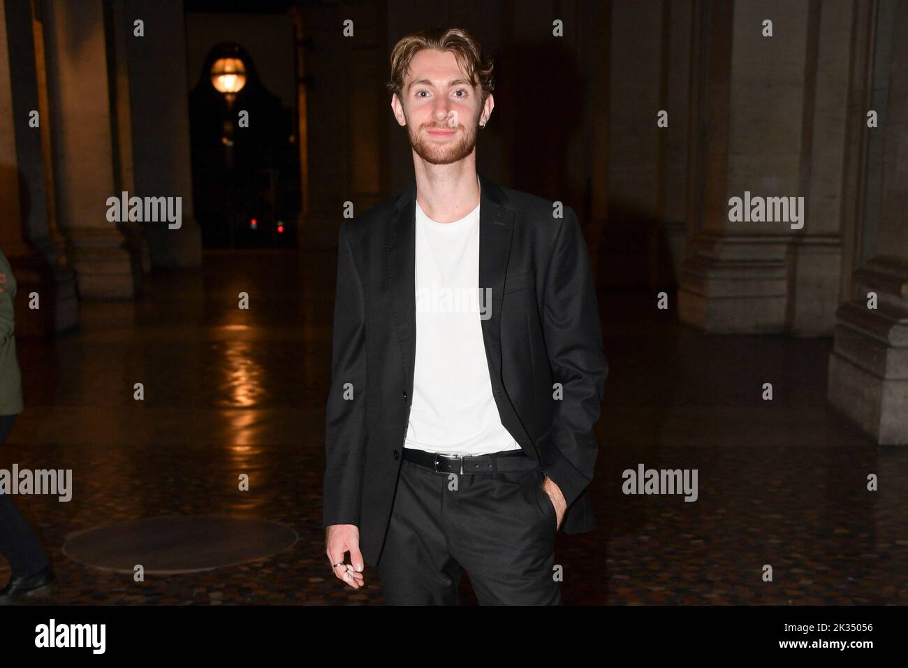 Francesco Patanè attends the night photocall of the movie Ti mangio il ...