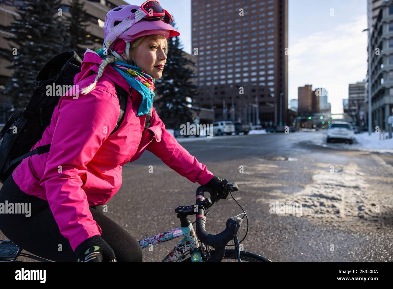 Three women on the bike hi-res stock photography and images - Alamy