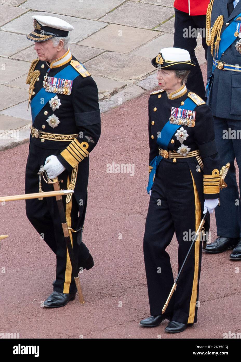 Windsor, England. UK. 19 September, 2022. King Charles lll, and ...