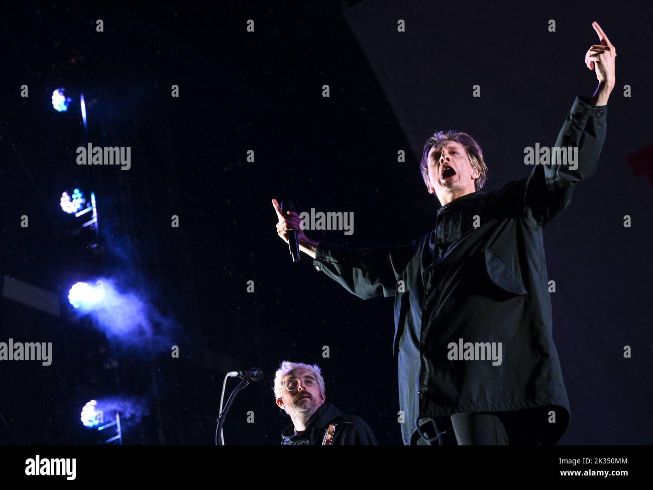 Berlin, Germany. 24th Sep, 2022. The singer Felix Brummer of the band ...