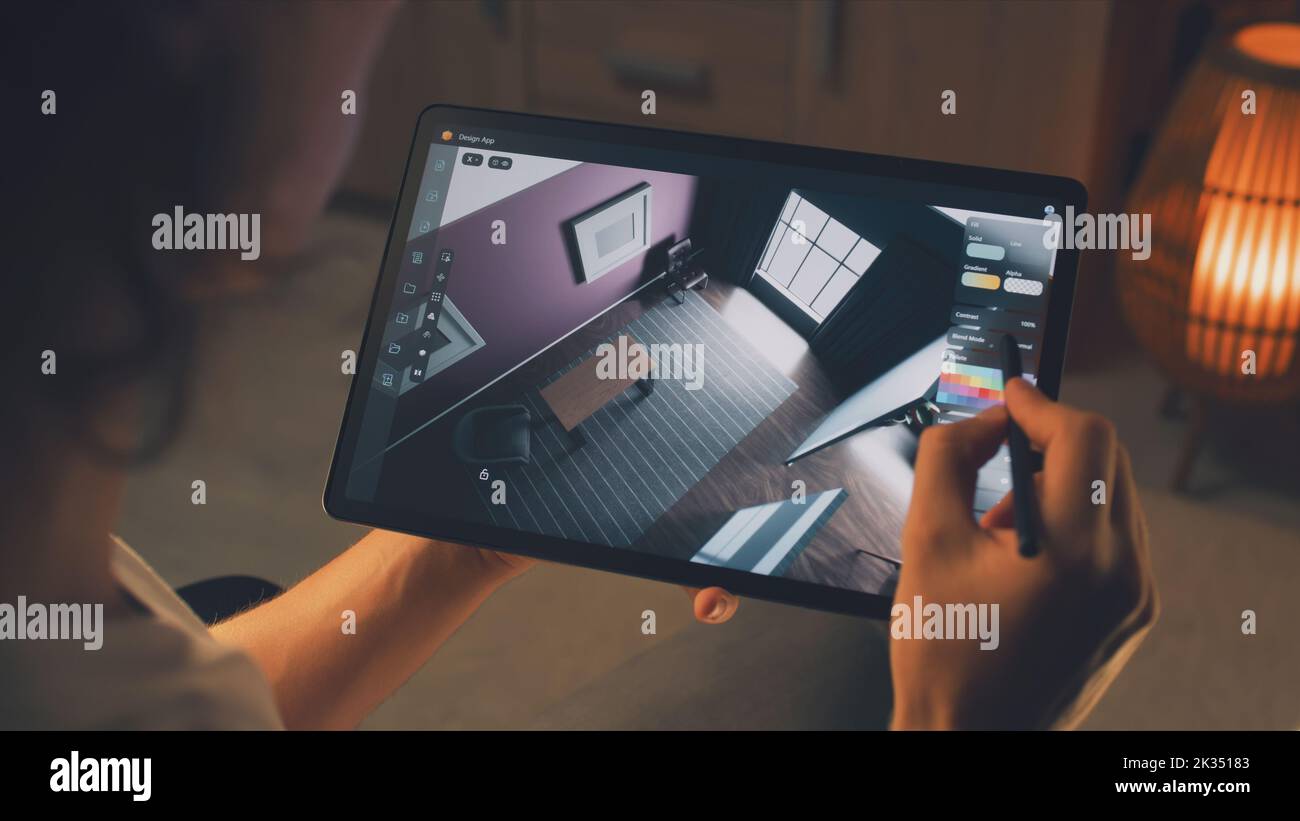 House design computer screen hi-res stock photography and images - Alamy