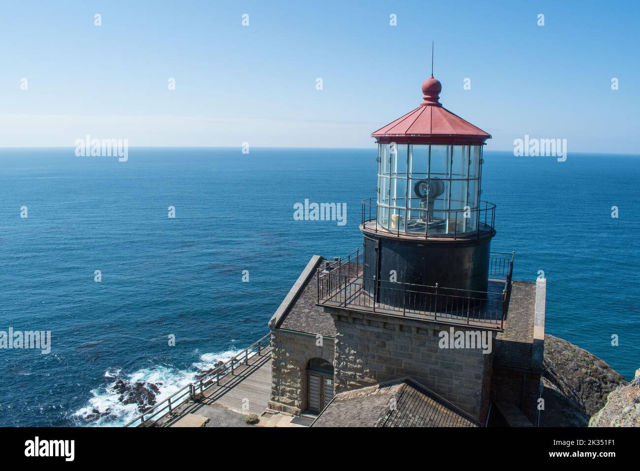 Point Sur Lighthouse, Big Sur, California, USA Stock Photo - Alamy