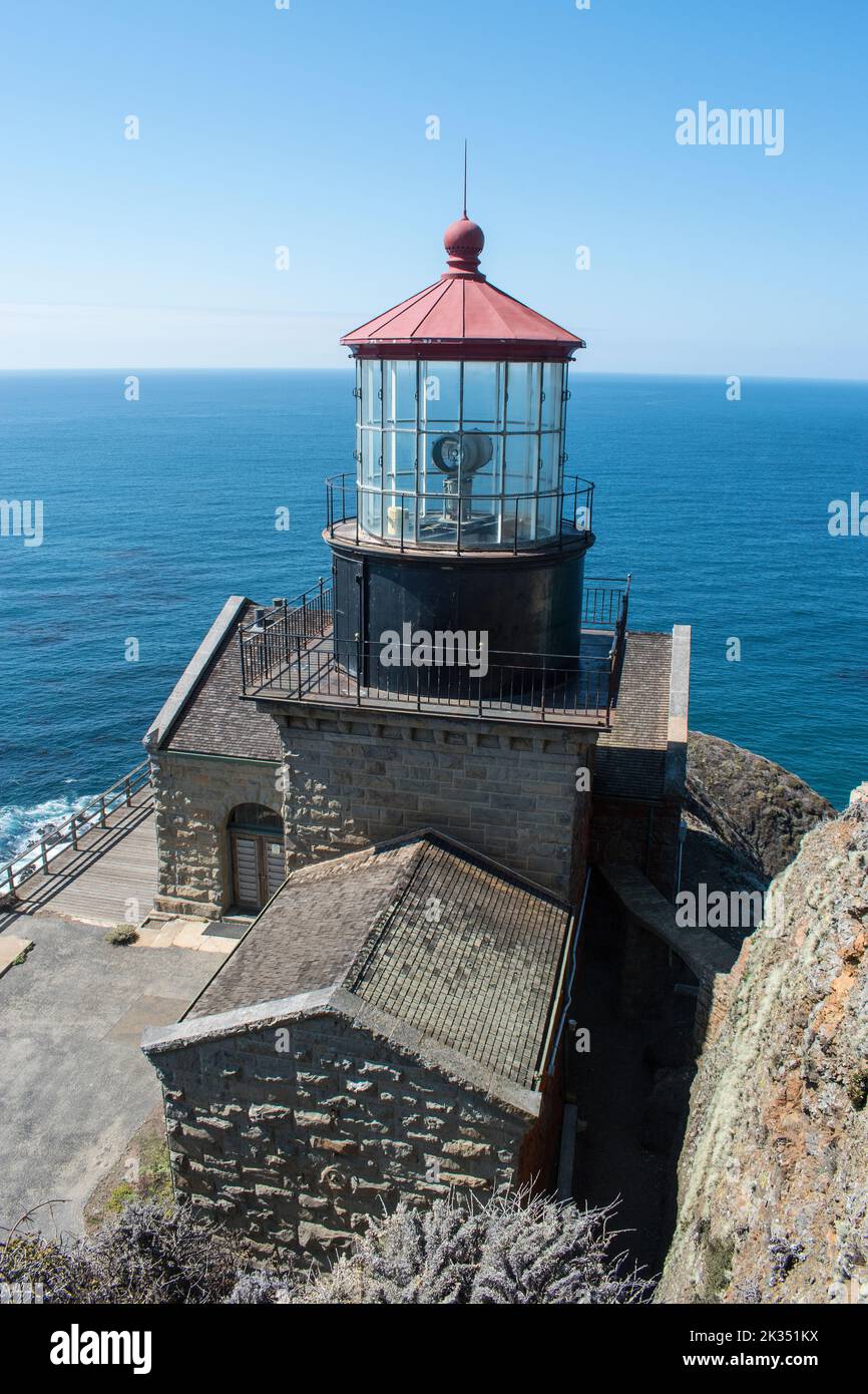 Point Sur Lighthouse, Big Sur, California, USA Stock Photo - Alamy