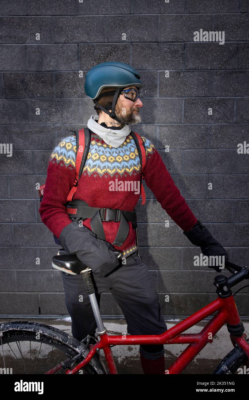 Safety helmet backpack hi-res stock photography and images - Alamy