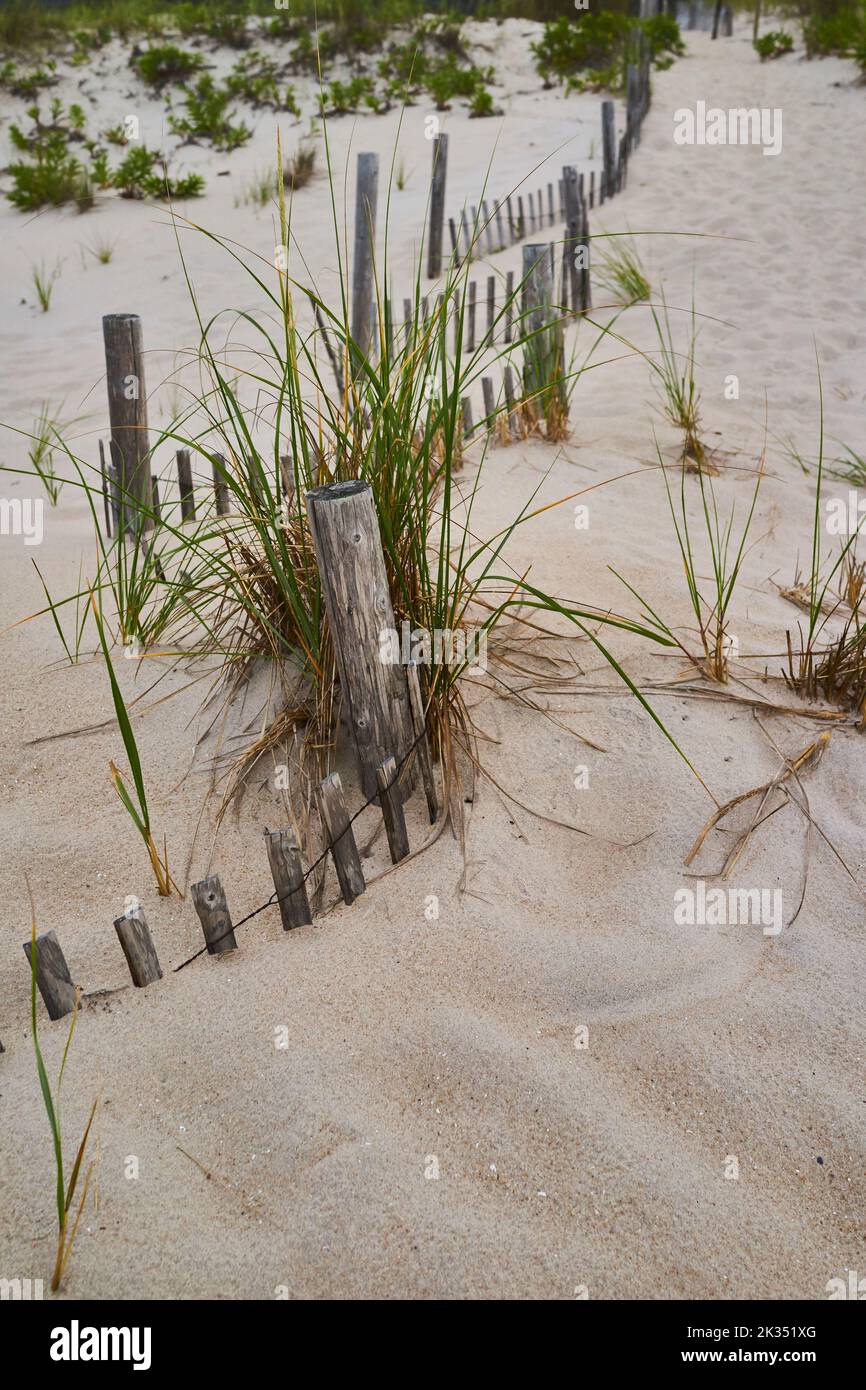 Long old fence hi-res stock photography and images - Alamy