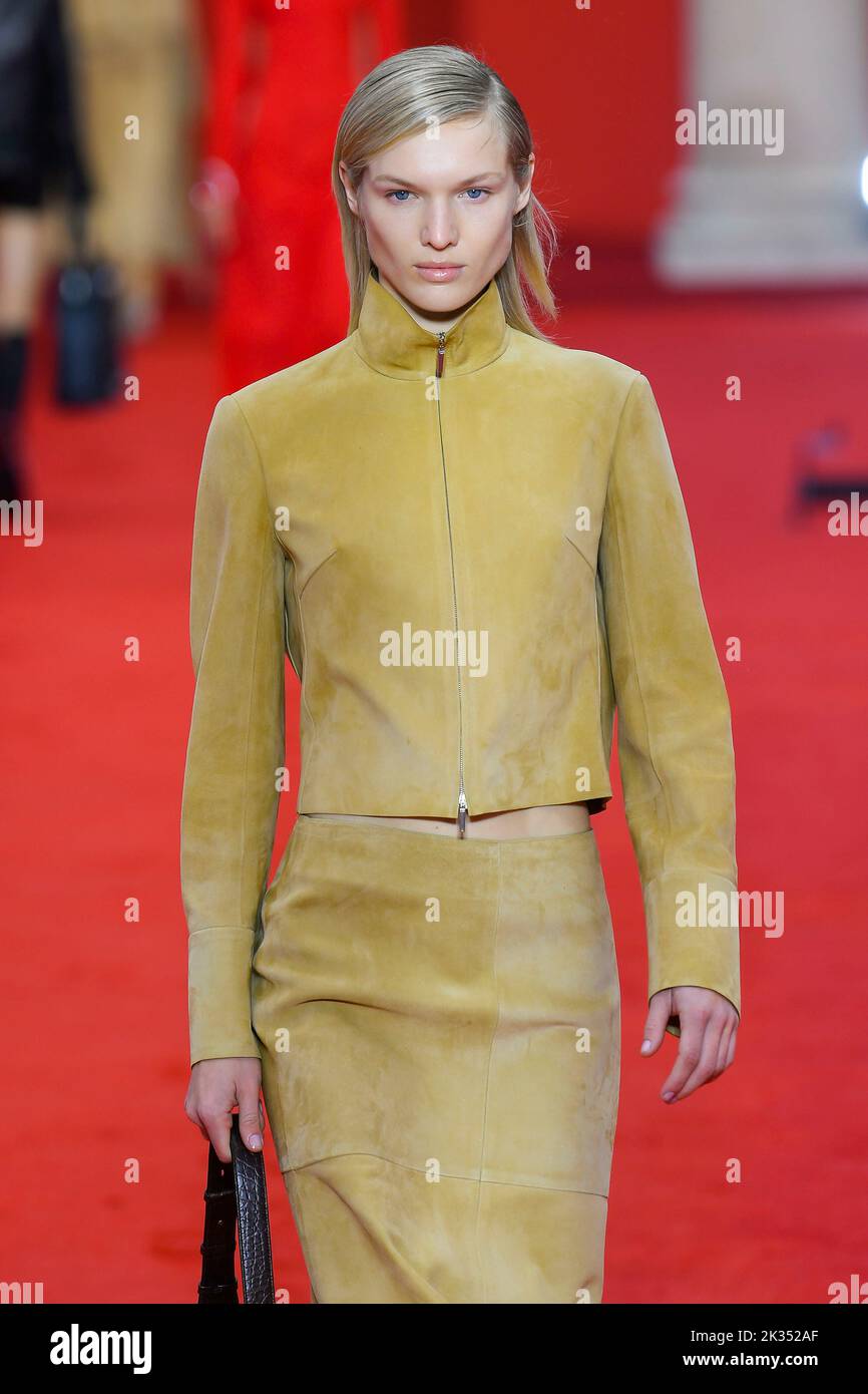 SALVATORE FERRAGAMO SS23 runway during Milan fashion Week on September ...