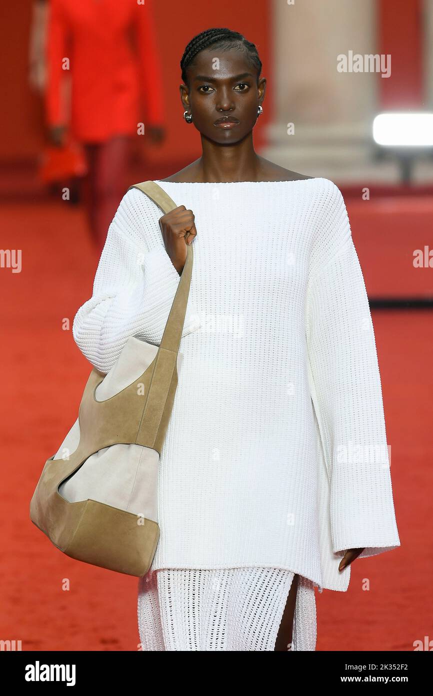 SALVATORE FERRAGAMO SS23 runway during Milan fashion Week on September ...