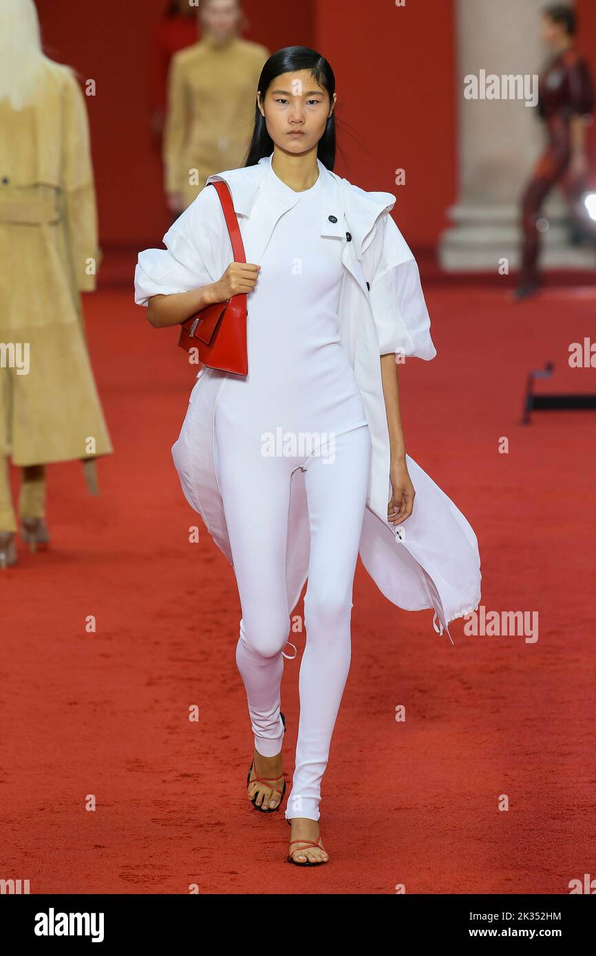 SALVATORE FERRAGAMO SS23 runway during Milan fashion Week on September ...