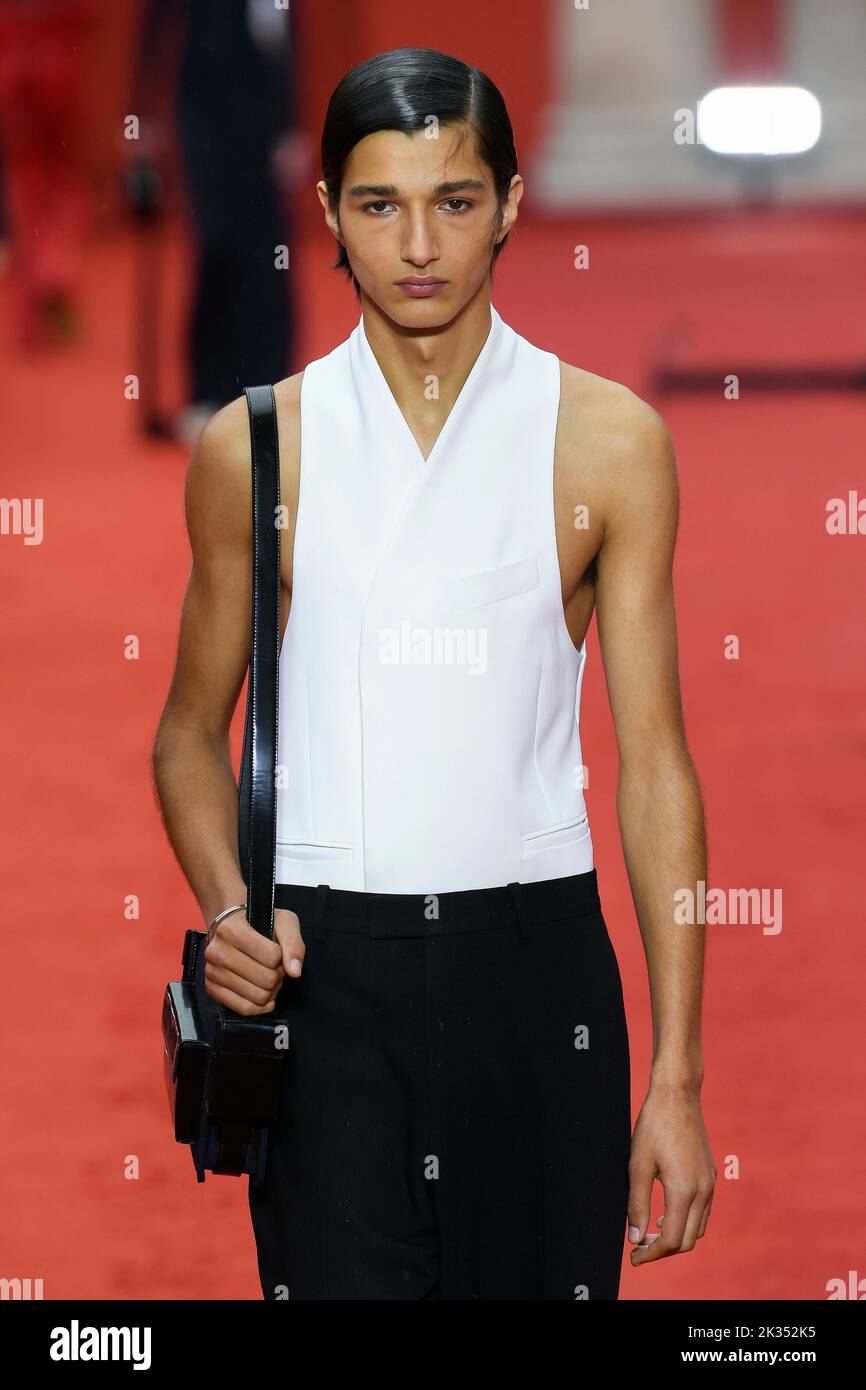 SALVATORE FERRAGAMO SS23 runway during Milan fashion Week on September ...