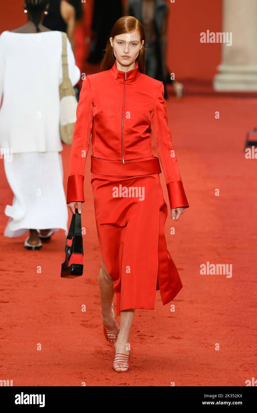 SALVATORE FERRAGAMO SS23 runway during Milan fashion Week on September ...