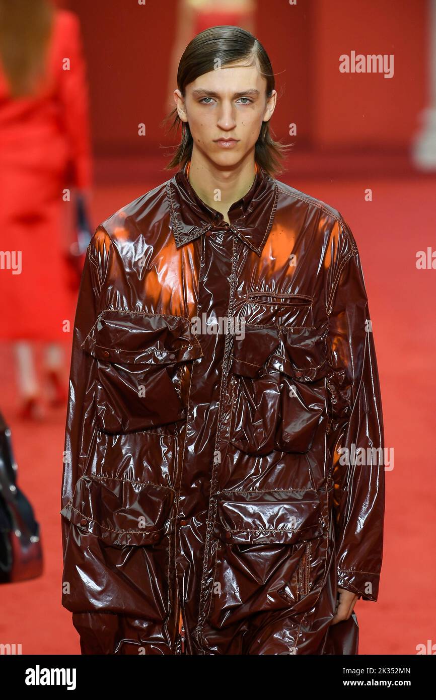 SALVATORE FERRAGAMO SS23 runway during Milan fashion Week on September ...