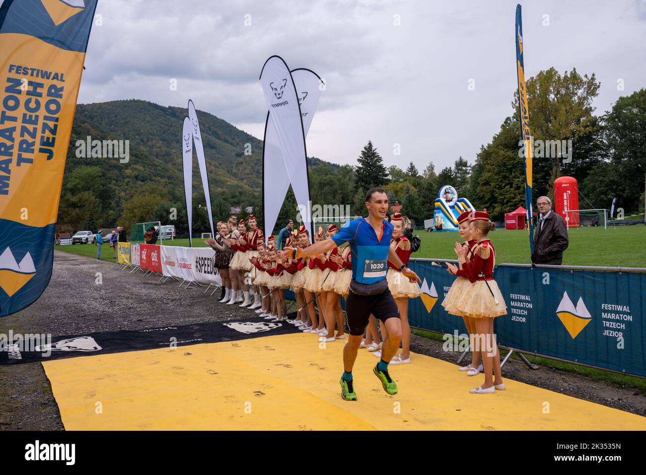 Porabka, Bielsko, Poland, September 24, 2022: Three Lakes Marathon ...