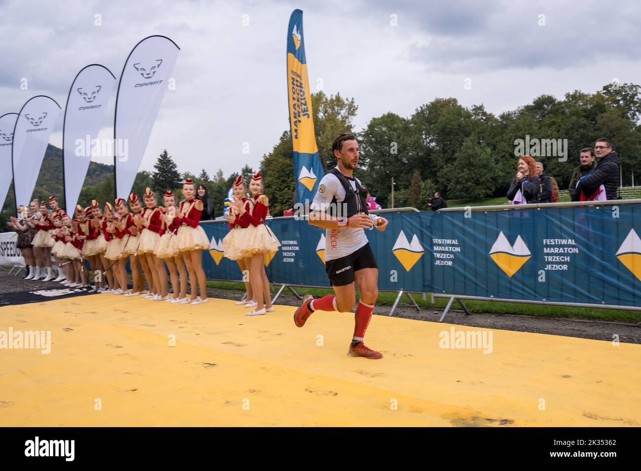 Porabka, Bielsko, Poland, September 24, 2022: Three Lakes Marathon ...