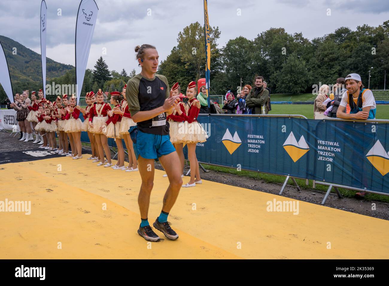 Porabka, Bielsko, Poland, September 24, 2022: Three Lakes Marathon ...