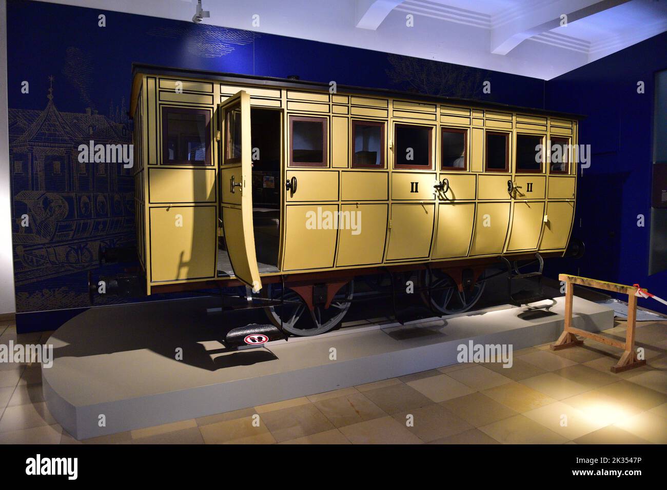 Museum of the Deutsche Bahn in Nuremberg - carriage no. 8 of the ...