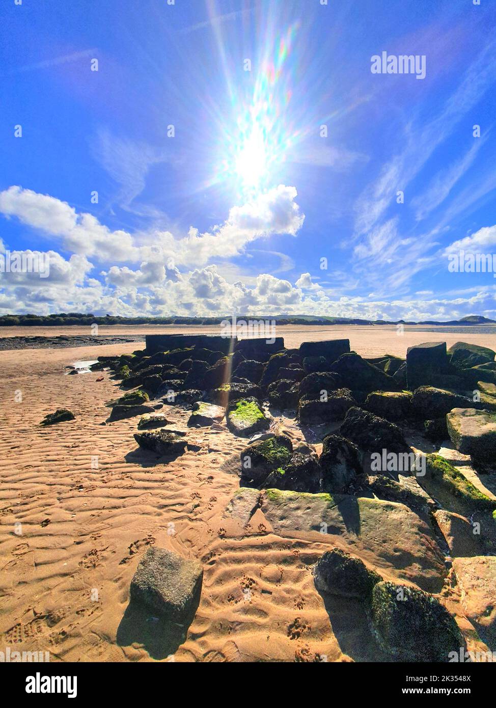 Talacre beach north wales hi-res stock photography and images - Alamy