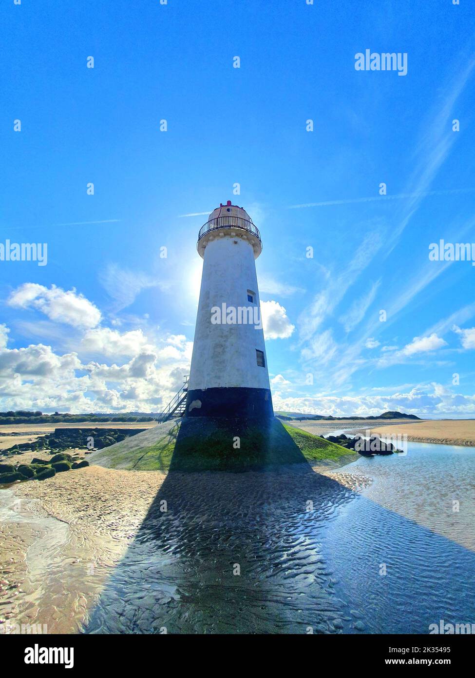 Talacre beach north wales Stock Photo - Alamy