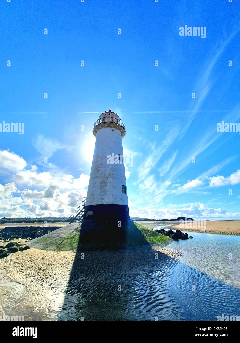 Talacre beach north wales Stock Photo - Alamy