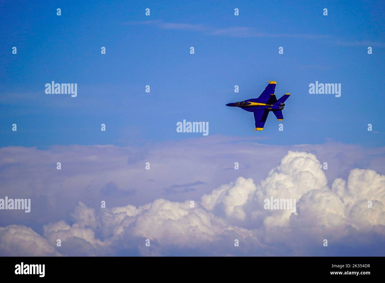 The U.S. Navy Blue Angels perform aerial maneuvers during the 2022 ...