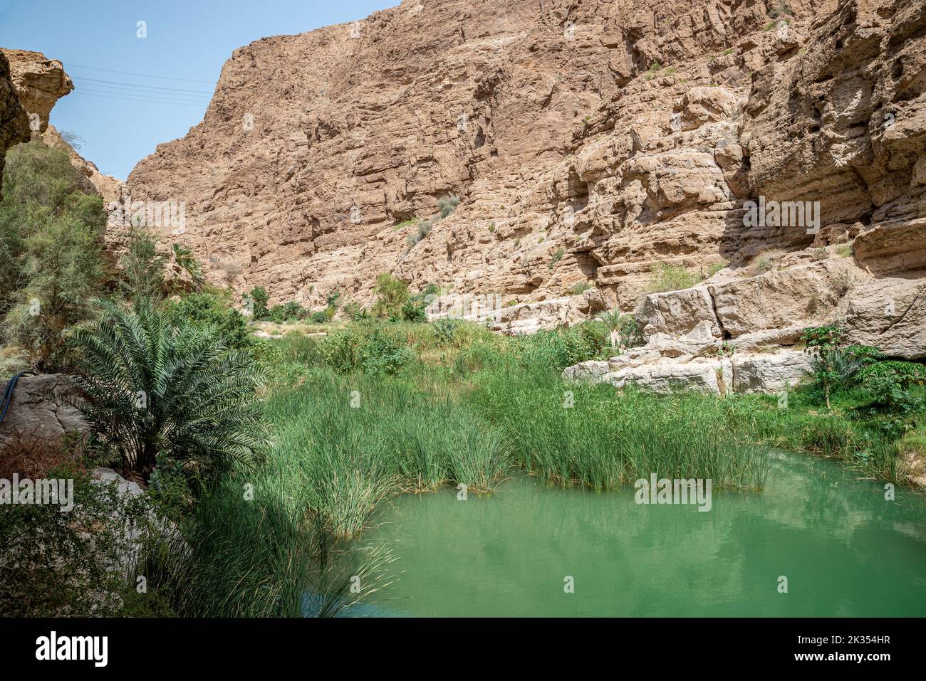 Wadi Shab gorge, Oman Stock Photo - Alamy