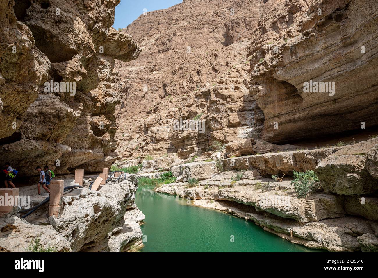 Wadi Shab gorge, Oman Stock Photo - Alamy Wadi Shab gorge, Oman Stock Photo - Alamy