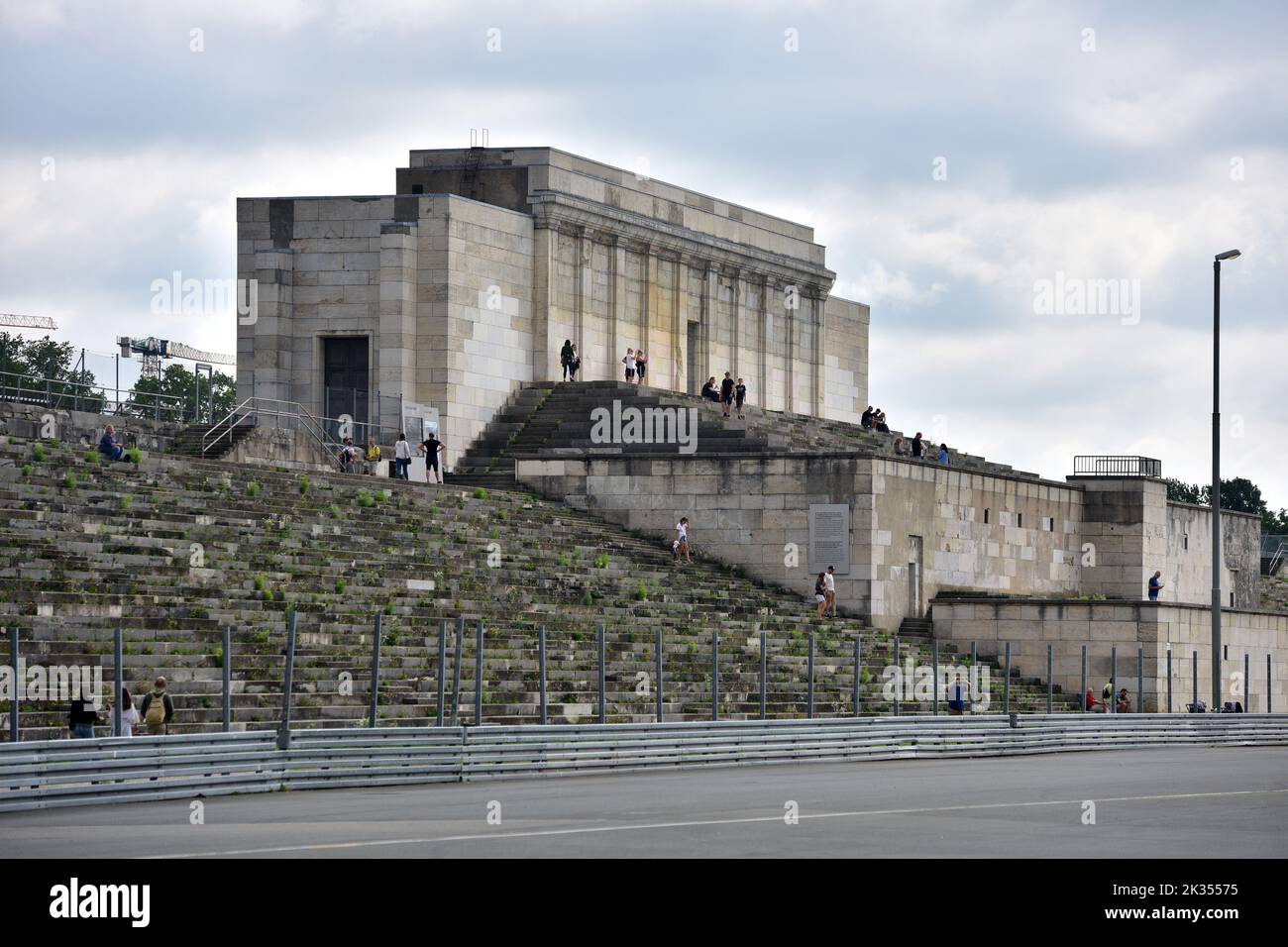 Zeppelin field in the former Nazi Party Rally Grounds in Nuremberg ...