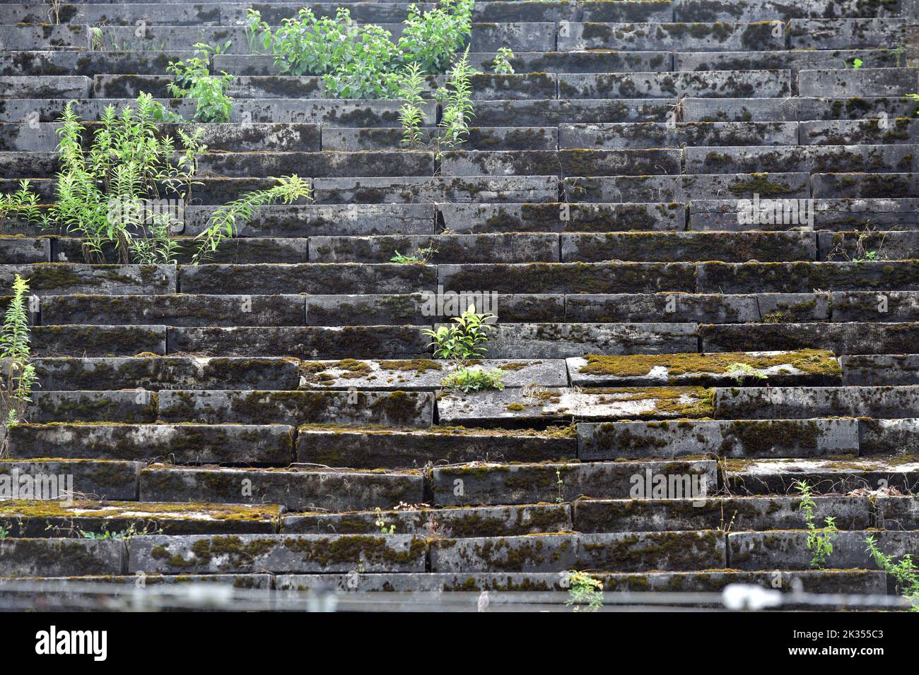 Zeppelin field in the former Nazi Party Rally Grounds in Nuremberg ...