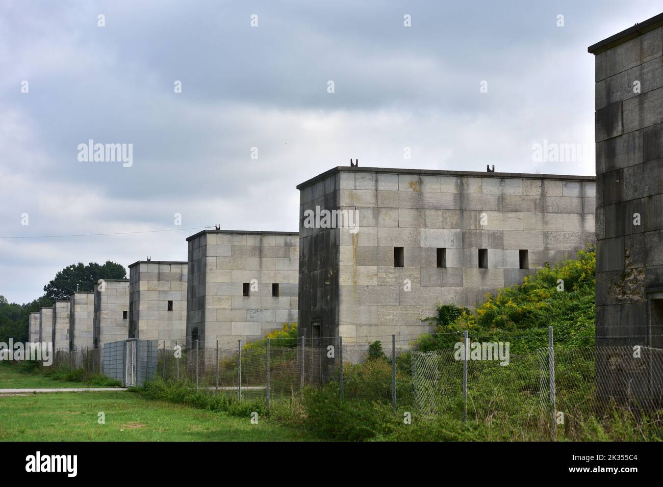 Zeppelin field in the former Nazi Party Rally Grounds in Nuremberg ...
