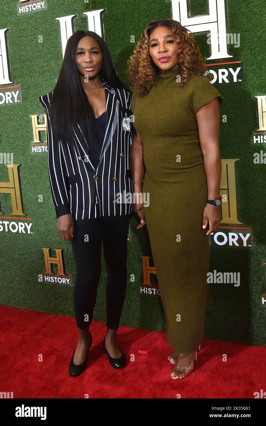 Washington, DC, USA. 24th Sep, 2022. Venus Williams and Serena Williams ...