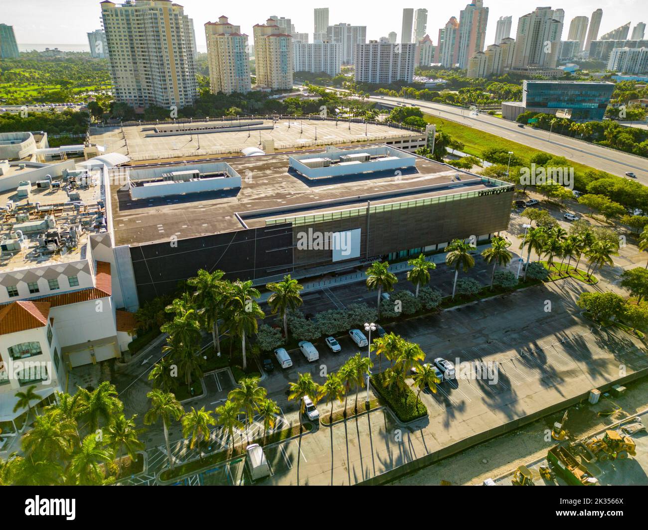 aventura, FL, USA - September 19, 2022: Aerial photo of Aventura Mall ...
