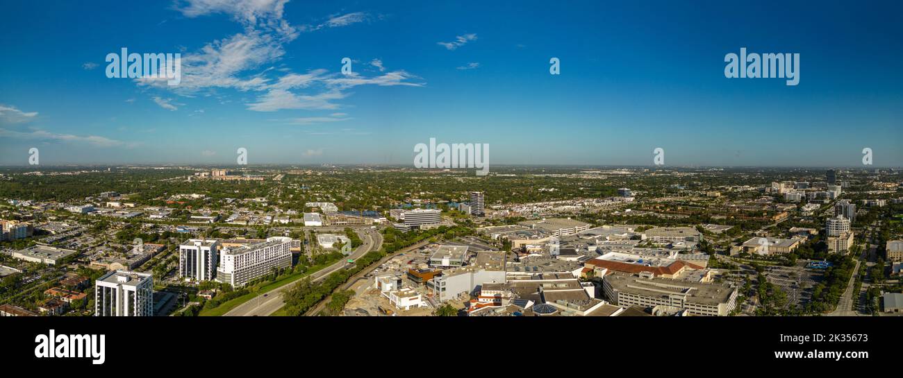 aventura, FL, USA - September 19, 2022: Aerial photo of Aventura Mall ...