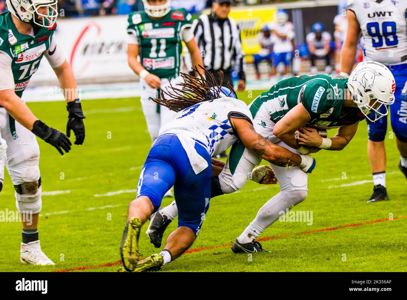 Schwaebisch Hall, Germany. 24th Sep, 2022. RB # 22 Michael Alfieri ...