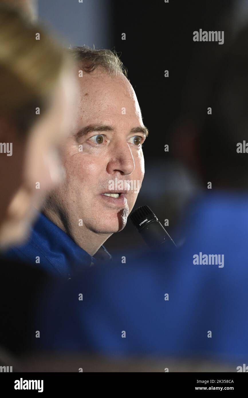 Austin, Texas USA. September 24 2022: U.S. Representative ADAM SCHIFF ...