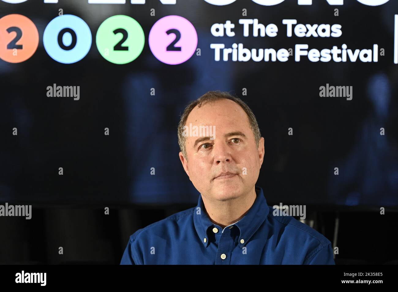 Austin, Texas USA. September 24 2022: U.S. Representative ADAM SCHIFF ...
