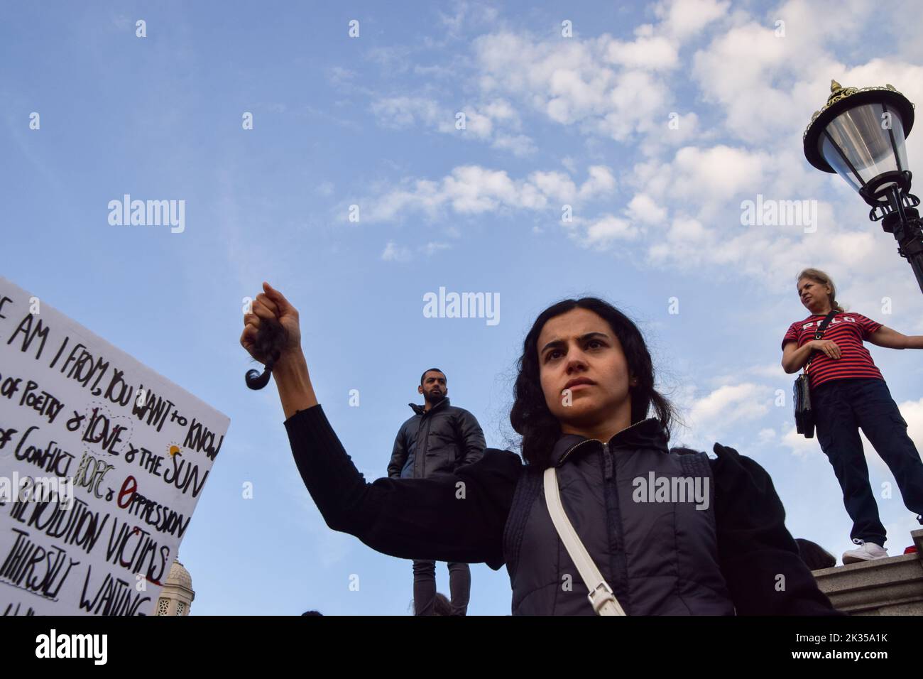 Cut the hair for protest hi-res stock photography and images - Alamy