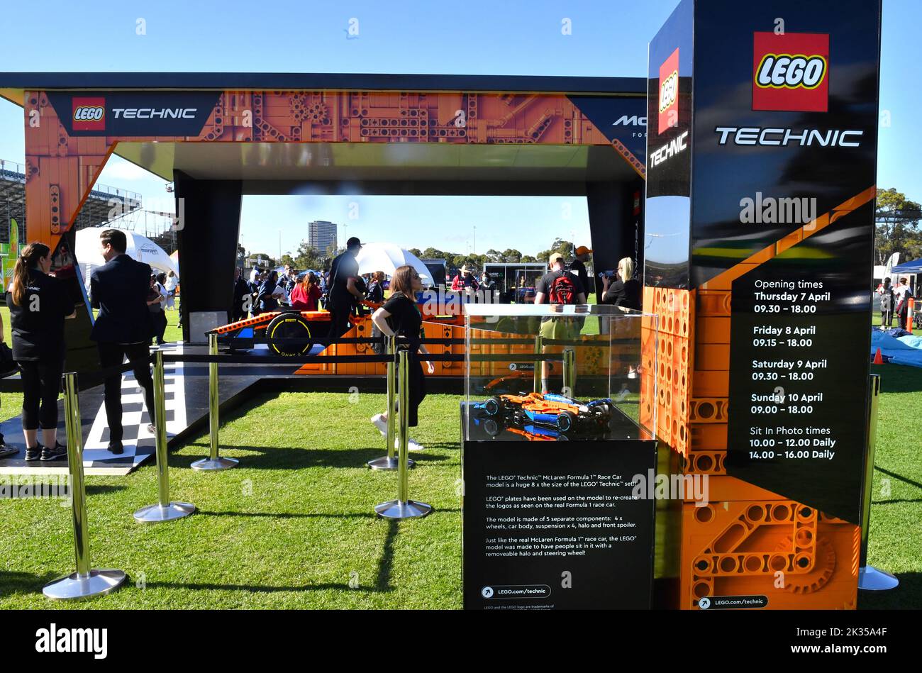 A full size version of the Lego Technics McLaren F1 car, made with ...