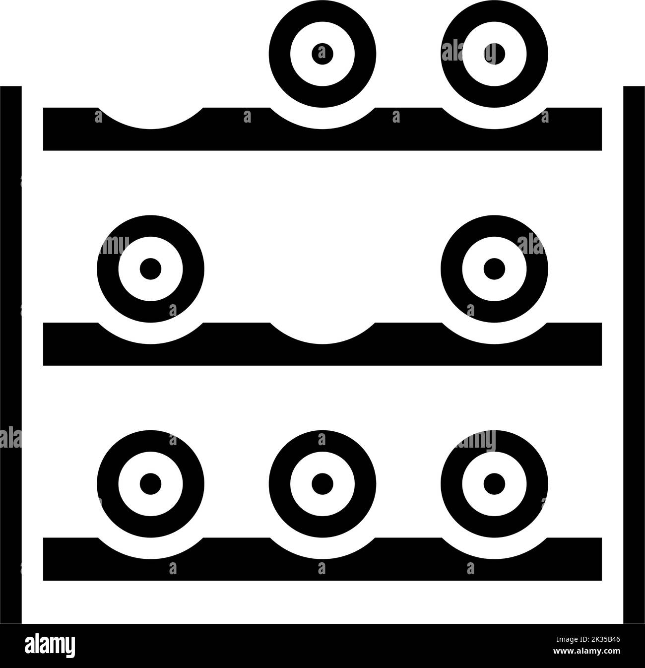 rack wine glyph icon vector illustration Stock Vector Image & Art - Alamy