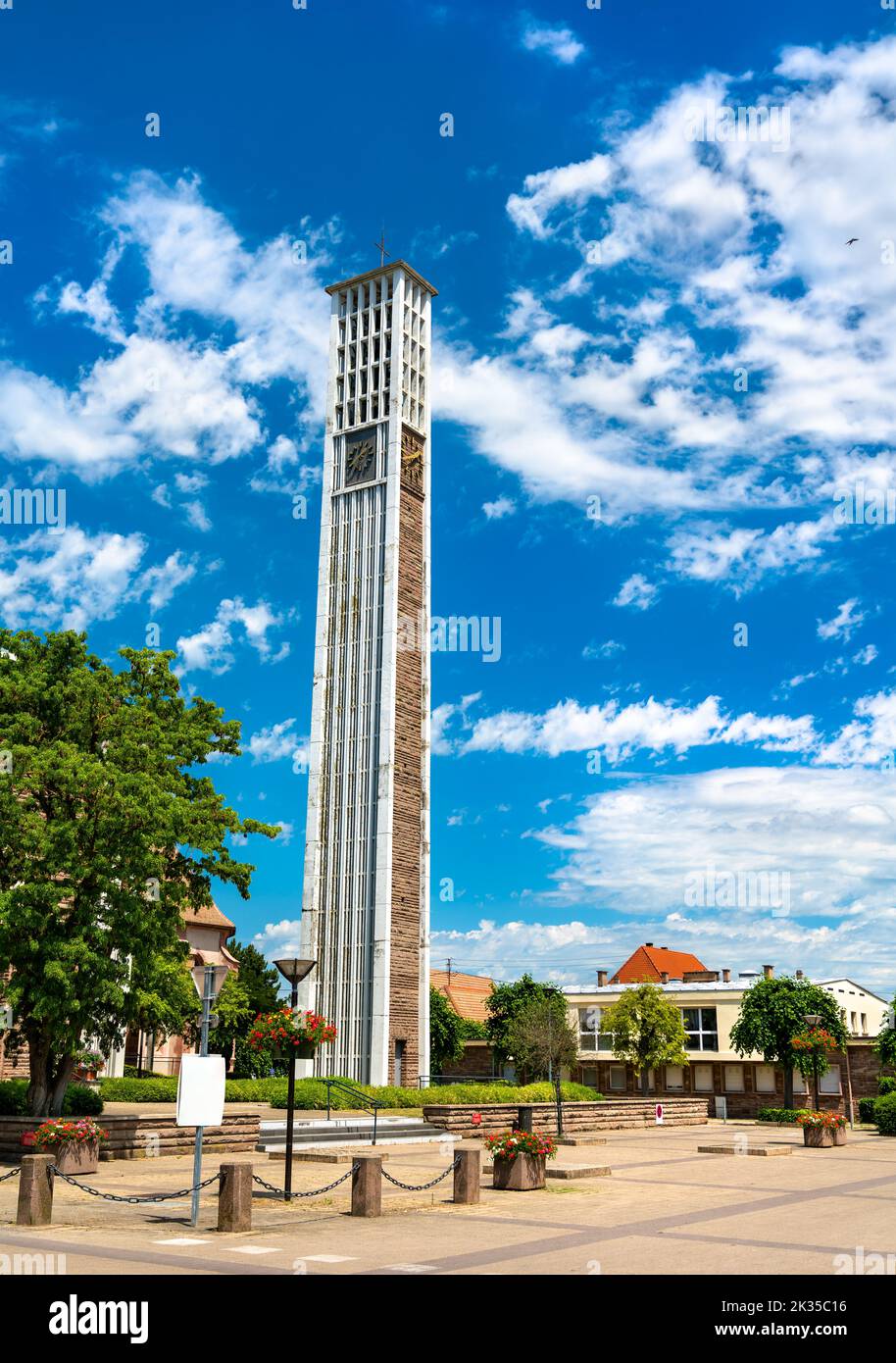 Saint Michel Church in Rhinau - Bas-Rhin, France Stock Photo - Alamy